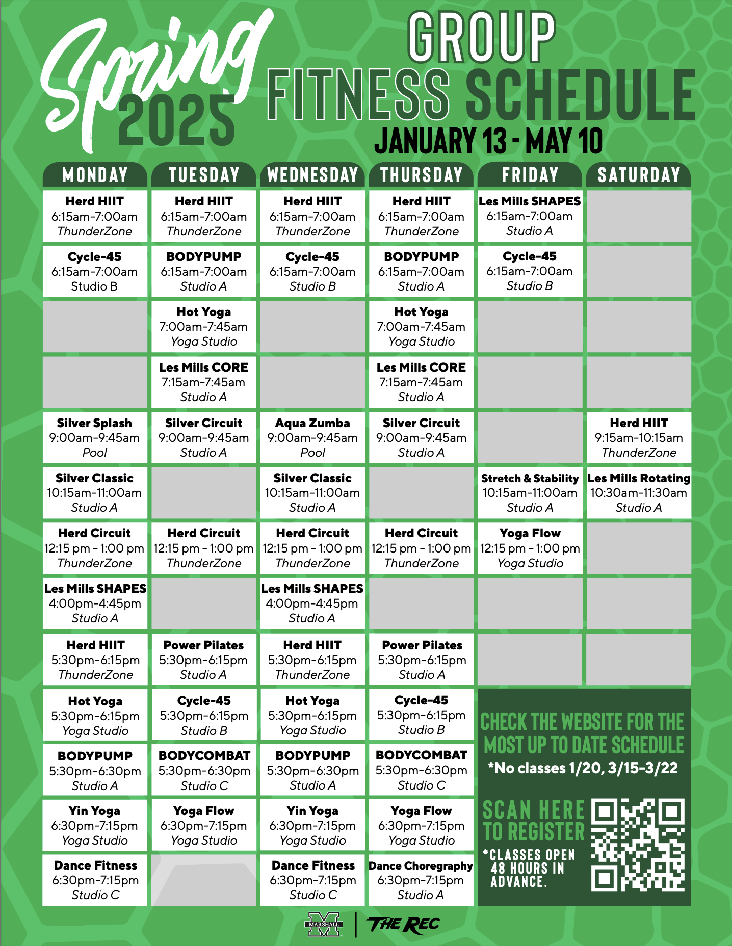 Fitness for All: Dive into the Rec Center’s workout classes - The Parthenon